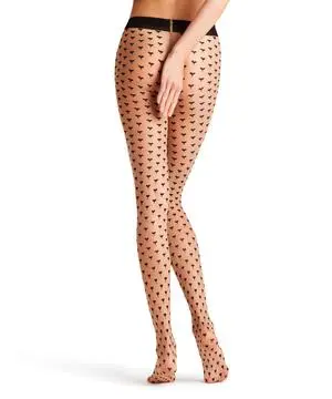 Falke Darling 15 Den Heart Patterned Tights