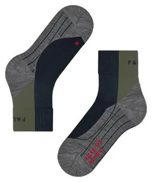 Falke Tk5 Wander Cool Short Trekking Socks - Blue