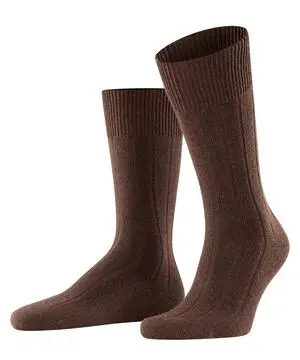 Falke Lhasa Rib Knee High Socks - Brown