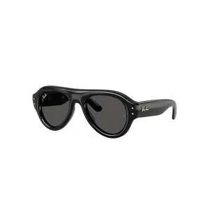 Ray-ban Aviator Puffer Sunglasses - Black