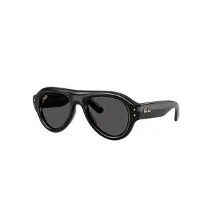 Ray-ban Aviator Puffer Sunglasses - Black