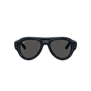Ray-ban Aviator Puffer Sunglasses - Transparent Dark Blue