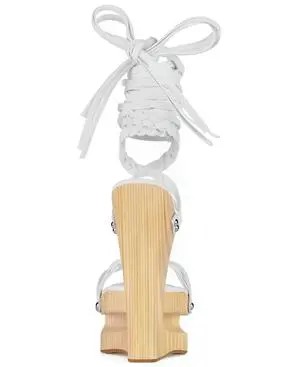 Jeffrey Campbell Sculpted Platform Leg-wrap Sandals