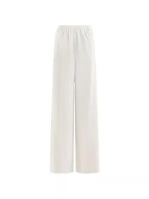 12 STOREEZ Mica Mercerised Cotton Wide-leg Trousers