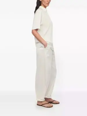12 STOREEZ Mica Mercerised Cotton Wide-leg Trousers