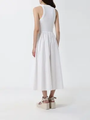 Tommy Hilfiger Ribbed Knit And Cotton Dress