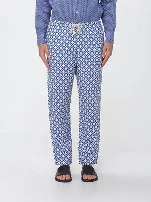 PENINSULA SWIMWEAR Diamond Print Trousers - Blue