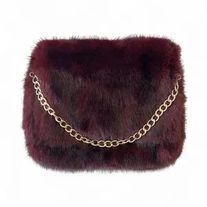 LINDSAY NICHOLAS NEW YORK Women's Red Arlo Bag In Burgundy Red