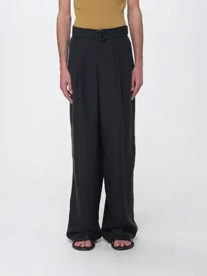 Emporio Armani Tailored Wide Leg Trousers - Black