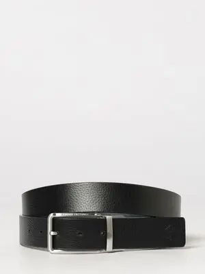 Armani Exchange Leather Belt - Black
