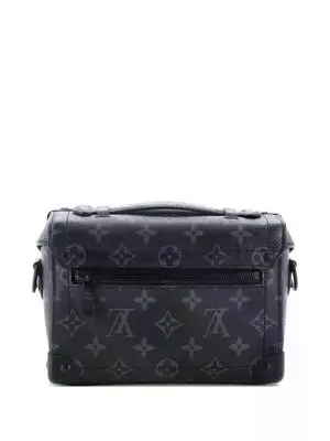 LOUIS VUITTON Soul Trunk Monogram Eclipse Canvas Shoulder Bag - Black