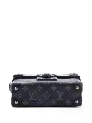 LOUIS VUITTON Soul Trunk Monogram Eclipse Canvas Shoulder Bag - Black