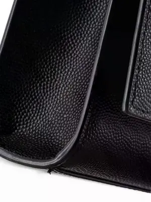 Saint Laurent Small Grainy Leather Crossbody Bag - Black