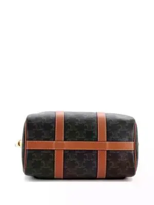 Celine Triomphe Coated Canvas Medium Shoulder Bag