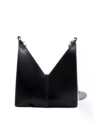Givenchy Cut Out Leather Mini Crossbody Bag - Black