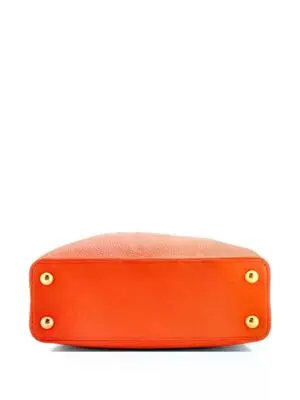 LOUIS VUITTON Capucines Bb Satchel Bag - Orange