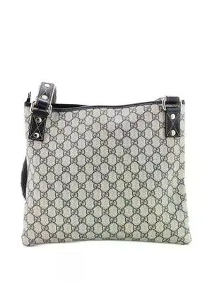 Gucci Gg Coated Canvas Large Messenger Bag