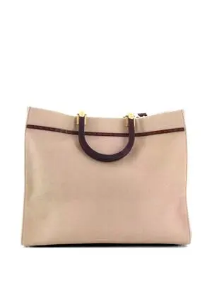 Fendi Sunshine Shopper Tote Bag - Neutrals