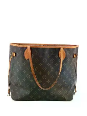 LOUIS VUITTON Monogram Canvas Mm Tote Bag - Brown
