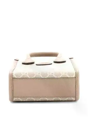 Gucci Gg Coated Canvas Mini Satchel - Neutrals