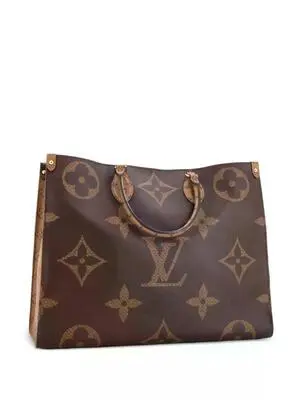 LOUIS VUITTON Giant Monogram Reverse Onthego Gm Tote Bag - Brown