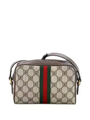 Balenciaga X Gucci The Hacker Project Camera Bag Bb Coated Canvas Mini Crossbody Bag