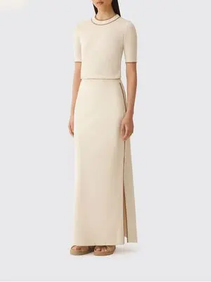Fabiana Filippi Maxi Skirt With Side Slit