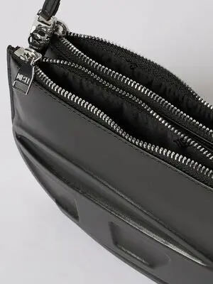 DIESEL® Embossed Logo Shoulder Bag - Black