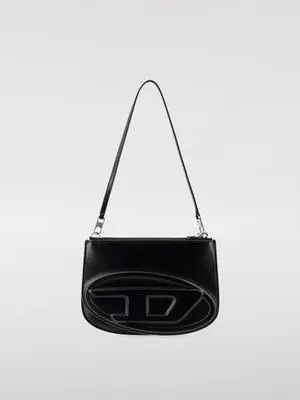 DIESEL® Embossed Logo Shoulder Bag - Black