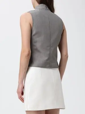 COURREGES Sleeveless High Neck Top