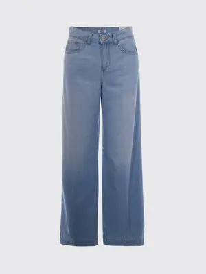 Liu Jo Cotton Lyocell Denim Wideleg Palazzo Jeans