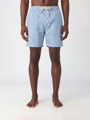 MC2 SAINT BARTH MC2 Saint Barth Swim Shorts With Multicolor Print Gnawed Blue