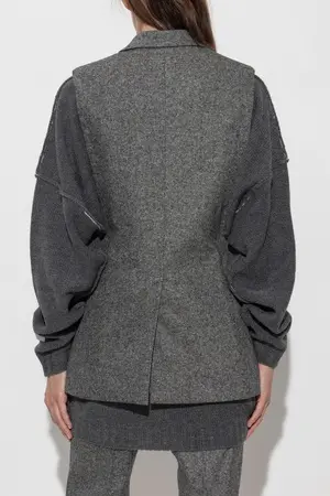 MAISON MARGIELA Single-breasted Vest With Notched Lapel And Single Vent