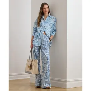 Ralph Lauren Relaxed Fit Paisley Linen Button-up Shirt