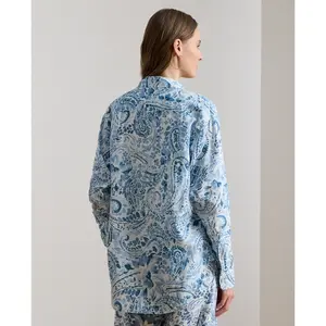 Ralph Lauren Relaxed Fit Paisley Linen Button-up Shirt