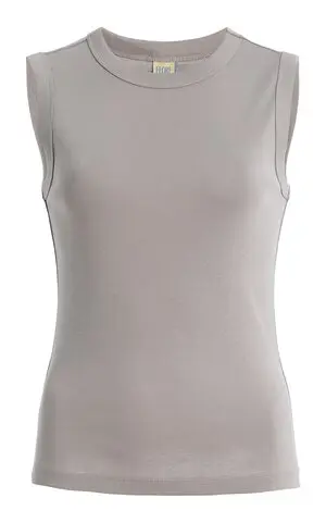 FLORE FLORE Flore Flore Esme Cotton Ribbed Tank Top