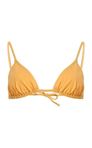ERES Eres Mouna Ruched Bikini Top Yellow
