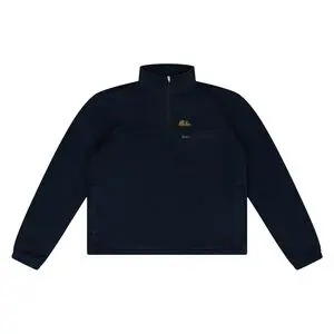 Aimé Leon Dore Quarter Zip Fleece Pullover 'navy Blazer - Blue