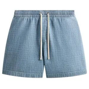 Kith Textured Indigo Weave Cayden Short 'light Indigo - Blue