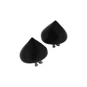 FERRAGAMO Sculptural Clip On Earrings - Black