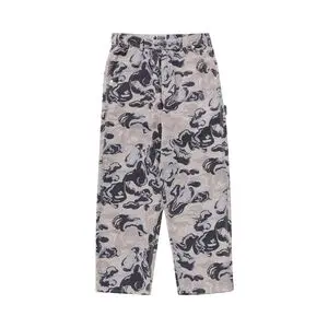 A BATHING APE Art Camo Gobelin Work Pants - Blue