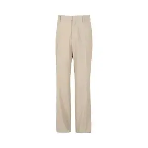 FERRAGAMO Stitched Wide Leg Trousers - Tan