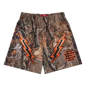 ERIC EMANUEL Ee Basic Short 'tree Camo/black/orange Bolt - Brown