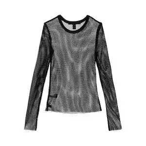 Ksubi Net Mesh Long-sleeve Top - Black