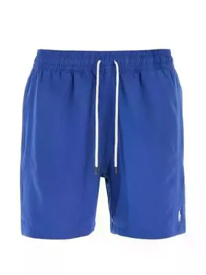Polo Ralph Lauren Logo-embroidered Drawstring Swim Shorts - Blue