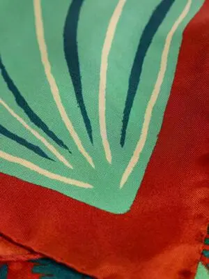Etro X Tabby Booth Floral-print Silk Scarf