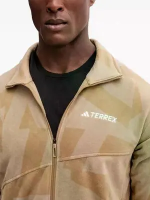 Adidas Printed Full-zip Sweater