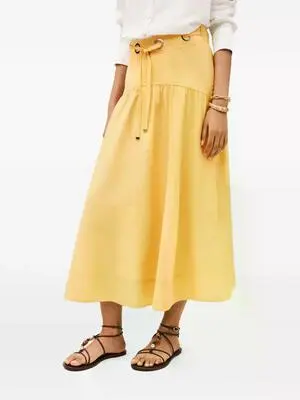 Ba&sh Donia Eyelet-embellished Gathered Skirt