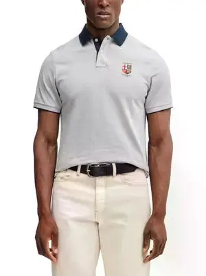 HACKETT Embroidered Pique Polo Shirt