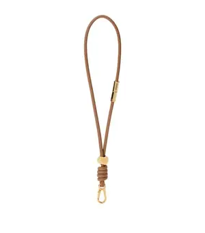 Loewe Leather Wrist Strap - Brown